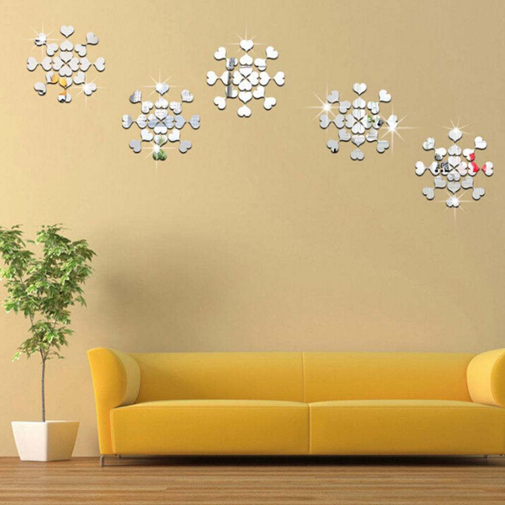 100pcs 2*2cm Acrylic 3D Mirror Stickers Decorative... – Vicedeal