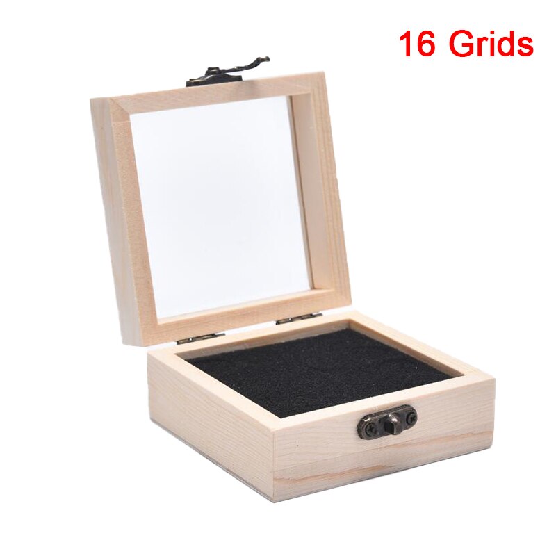 16/36/64 Grids Wooden Storage Box For Essential Oi... – Grandado