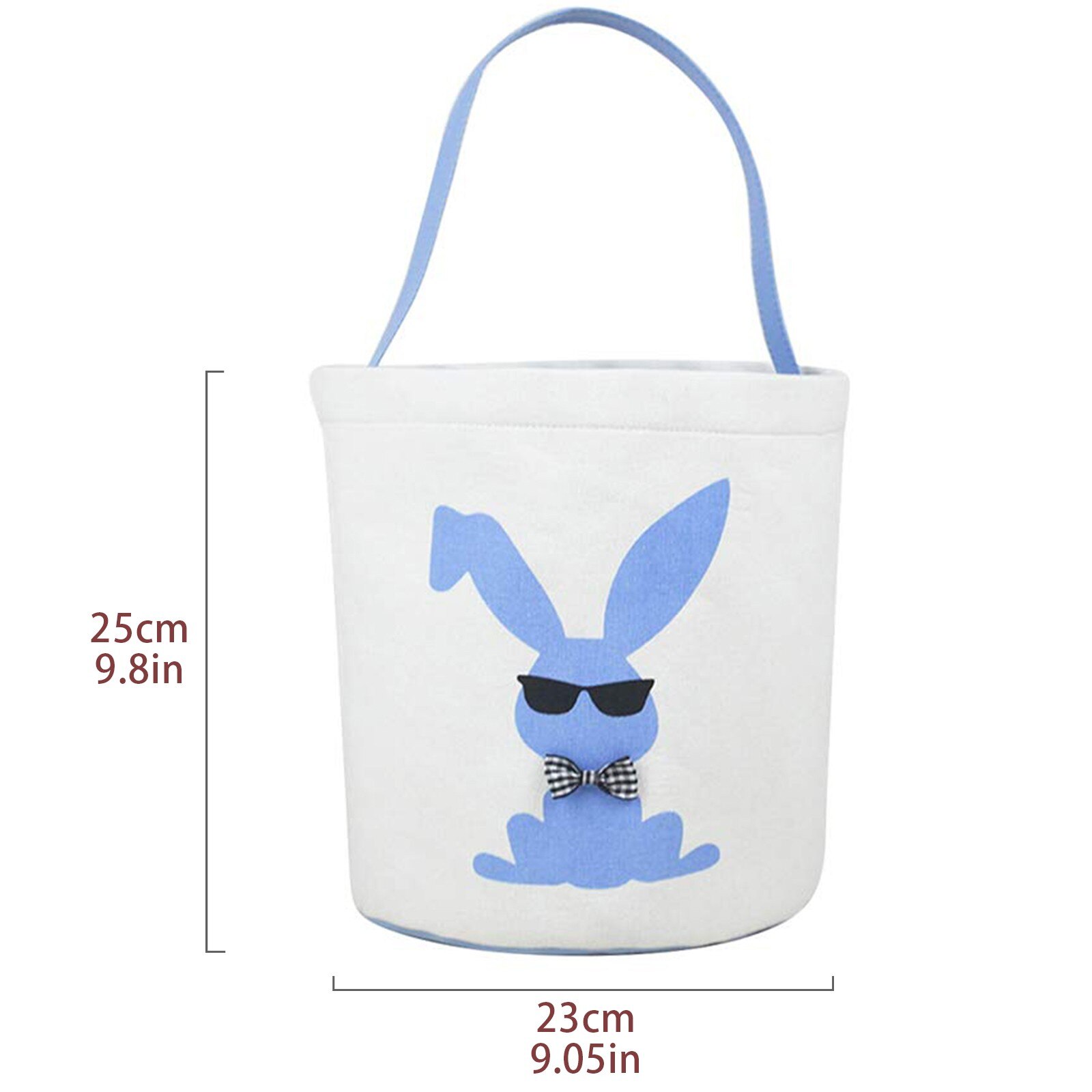 2 Easter Egg Basket 25x23cm Bunny Easter Bunny Bas... – Grandado