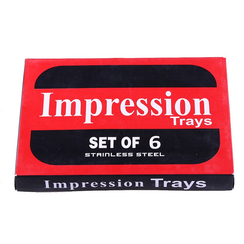 6Pcs/set Dental Impression Trays Adjustable Stainl... – Vicedeal