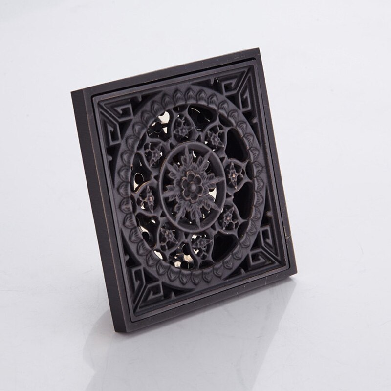 All copper floor drain multi-style European black ... – Grandado