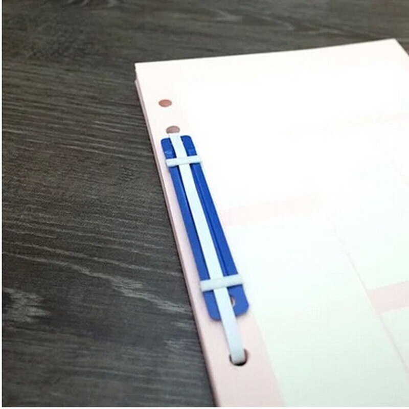 50 sets of plastic color plastic binding clip two-... – Grandado