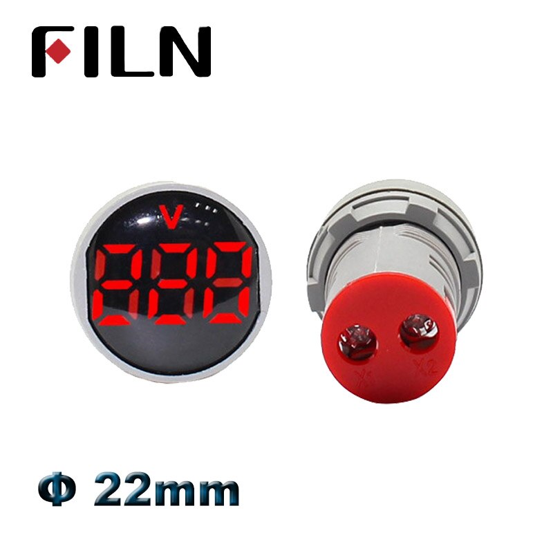 22mm Led Display Ac 20 500v Digital Voltmeter Digi Grandado