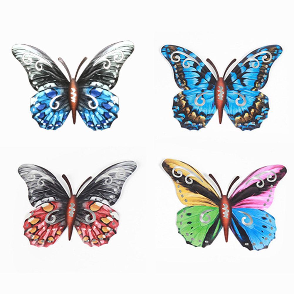 Butterflies Art Wall Decoration Beautiful Colorful... – Grandado