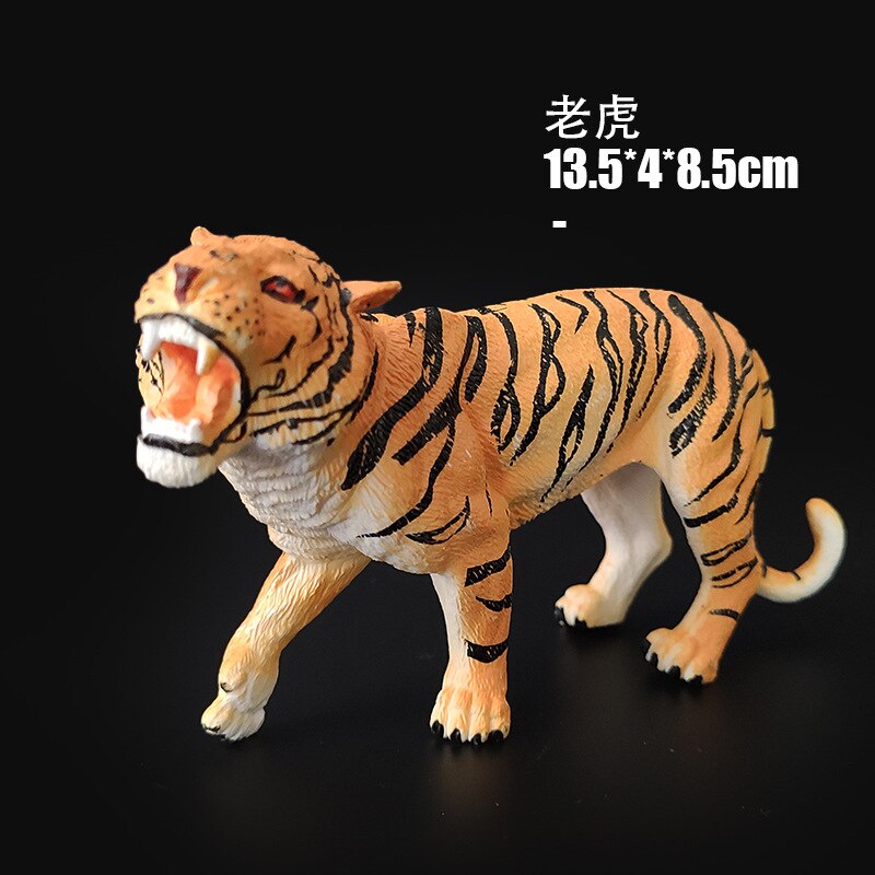 Simulation Animal Model Figures Wild Elephant Tige... – Grandado