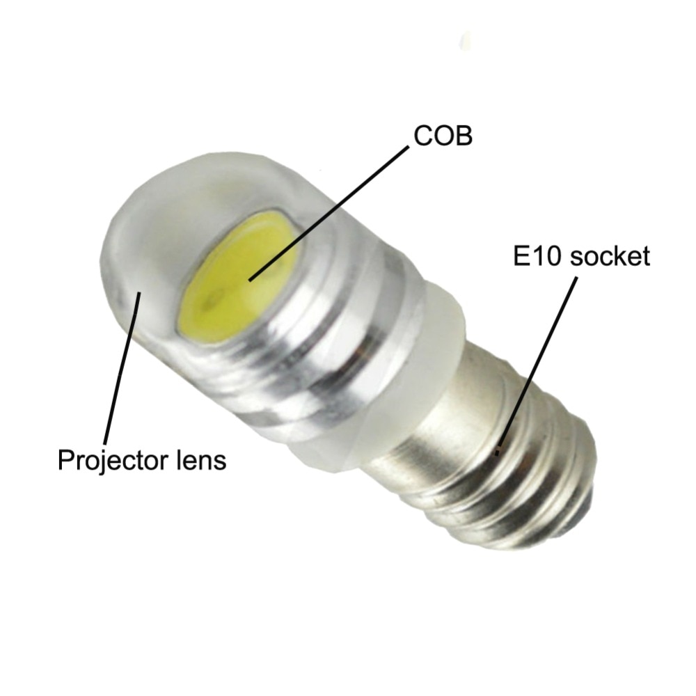 1Pc E10 Cob Led Upgrade Lamp 2W Noodverlichting La... – Vicedeal