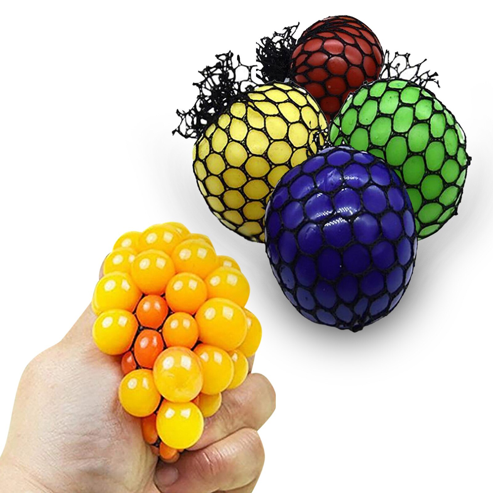 1pc Stress Mesh Ball Stress Grape Toys Anxiety Rel... – Grandado