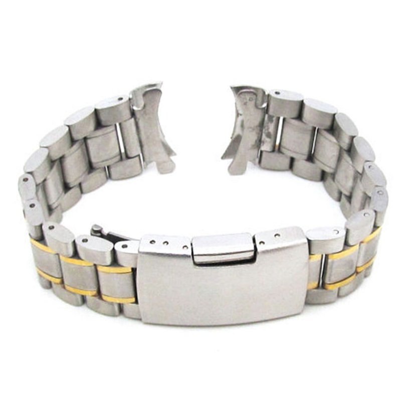 Men Watch Band Strap Stainless Stell Deployment Cl... – Vicedeal