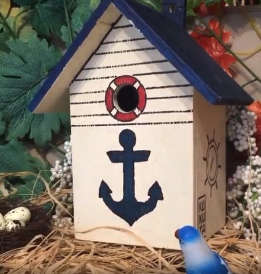 Decorative Solid Wood Pieces Natural Bird 'S N... – Grandado