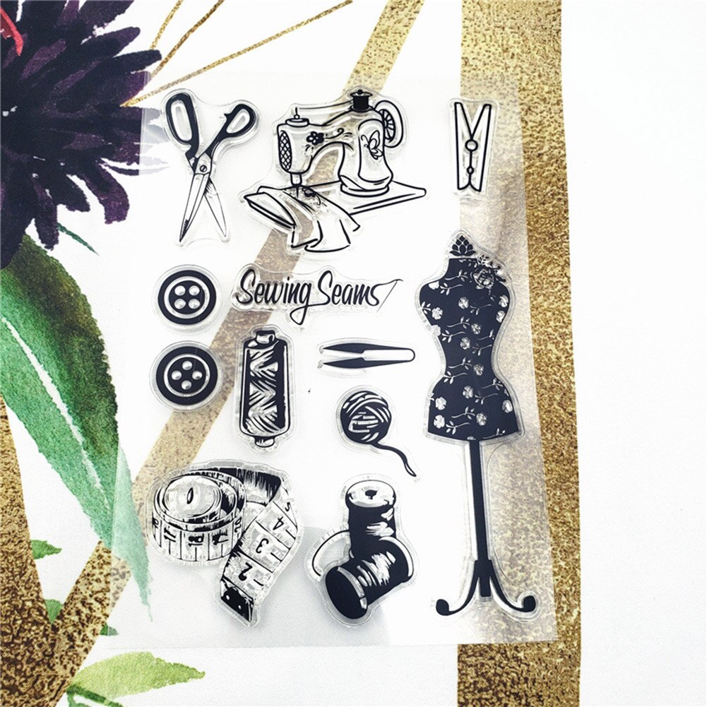 Sewing Machine Silicone Clear Seal Stamp DIY Scrap... – Vicedeal