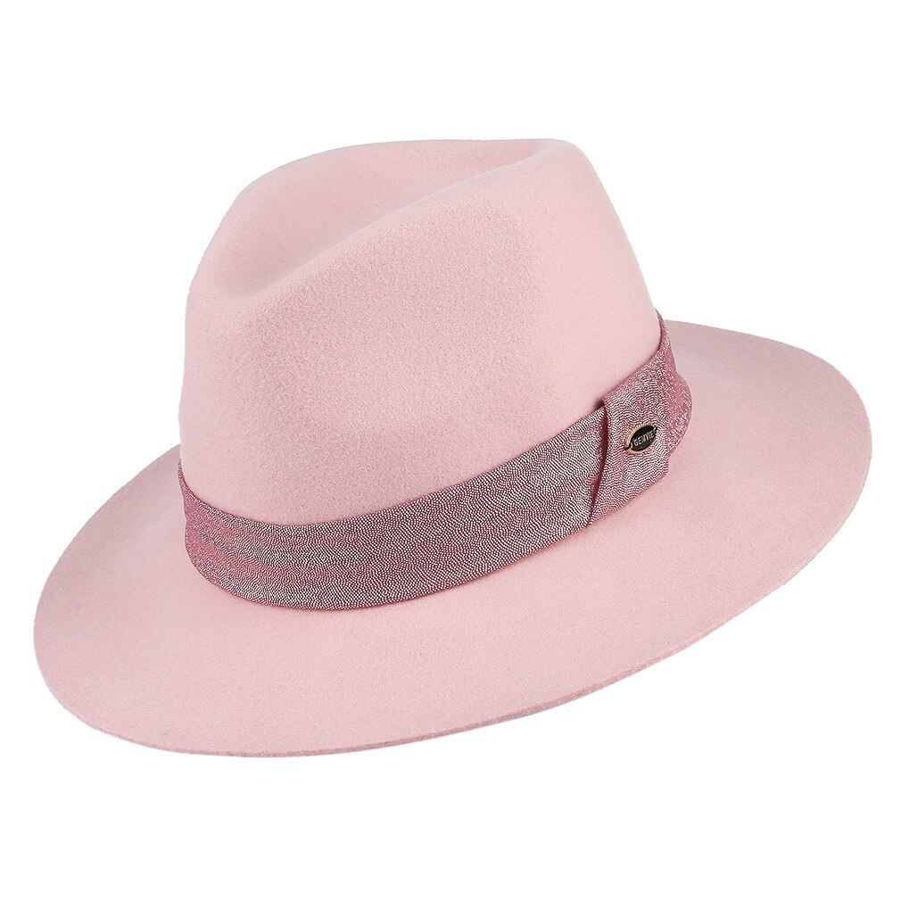 European American Women's Wool Fedoras Hat Female ... – Grandado