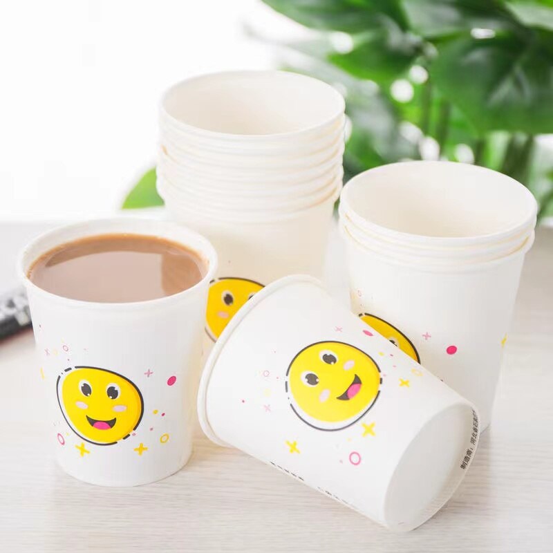Disposable Paper Cups 100PCS200ml Juice Cup DIY De... – Grandado