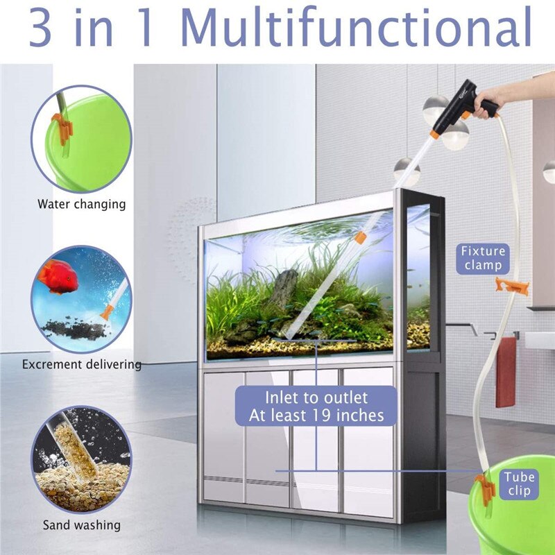 Aquarium Gravel Cleaner Brand Quick Water Changer ... – Vicedeal
