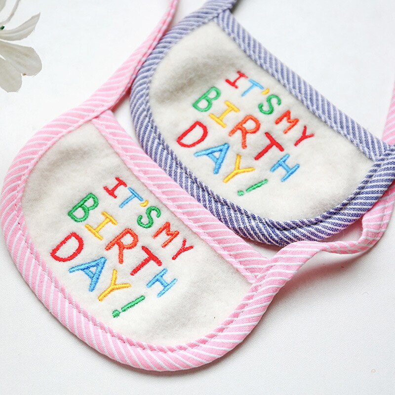 Dog Cat Bibs Birthday Bib Pet Scarf Puppies Cat Sc... – Vicedeal