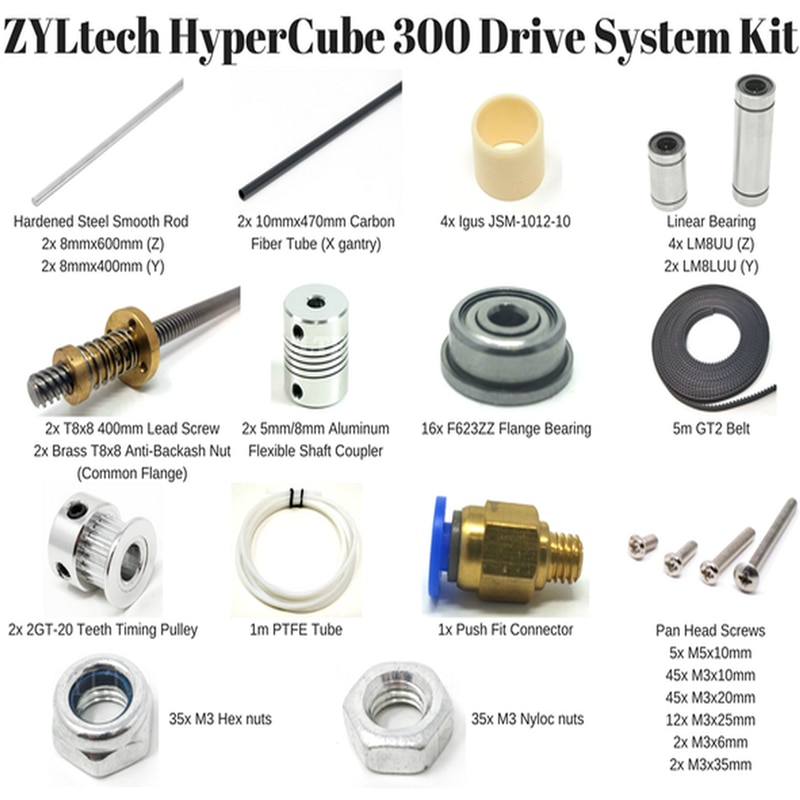 1Set HyperCube CoreXY + Z Bowden-Style Drive Syste... – Grandado
