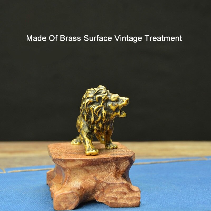 Mini Messing Vintage Tijger Standbeeld Presse-papi... – Vicedeal