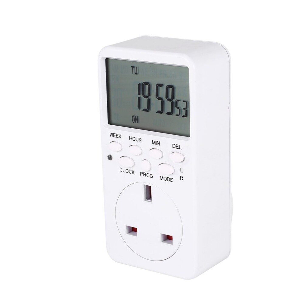 Mini Digital LCD 230V 16A Timer Switch Socket Outl... – Vicedeal