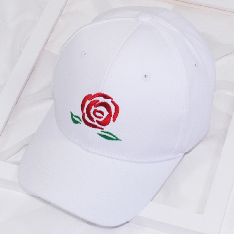 Unisex Baseball Cap Rose Embroidery Hat Male Hip H... – Grandado