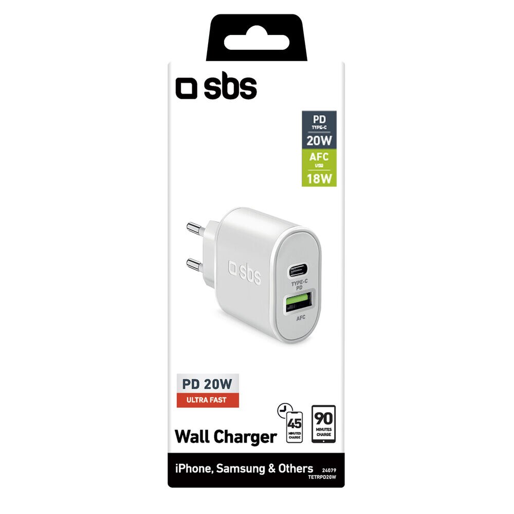 Wall Charger SBS TETRPD20W – Vicedeal