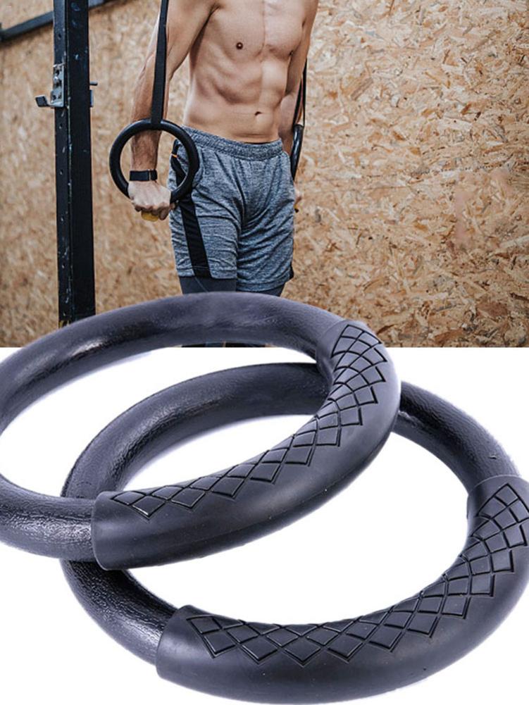 ABS Gymnastic Rings Gym Rings with Adjustable Long... – Grandado
