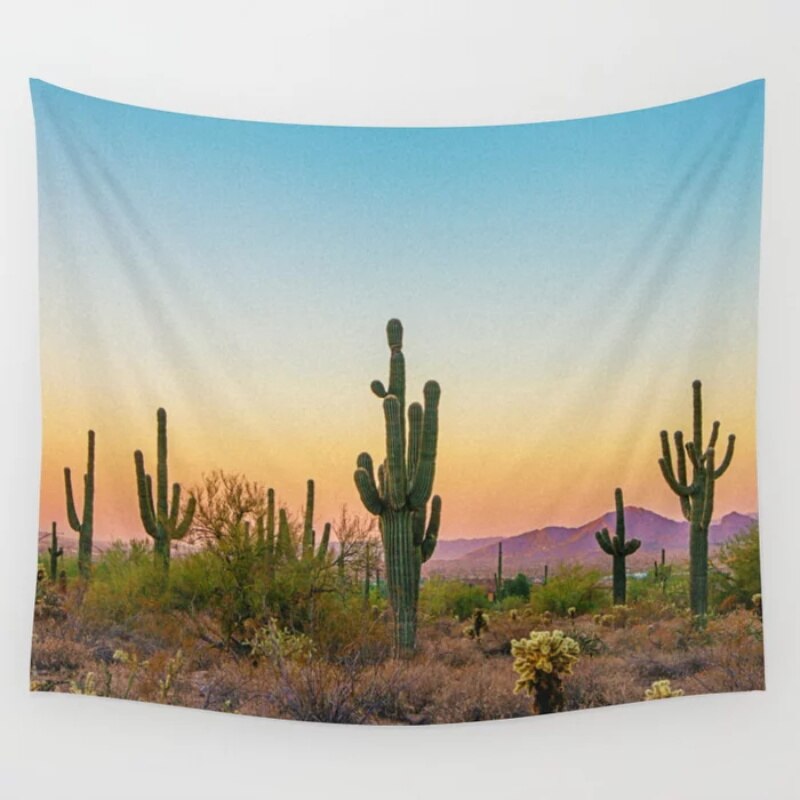 Desert Scottsdale Arizona Tapijt Muur Decor Wandta... – Grandado