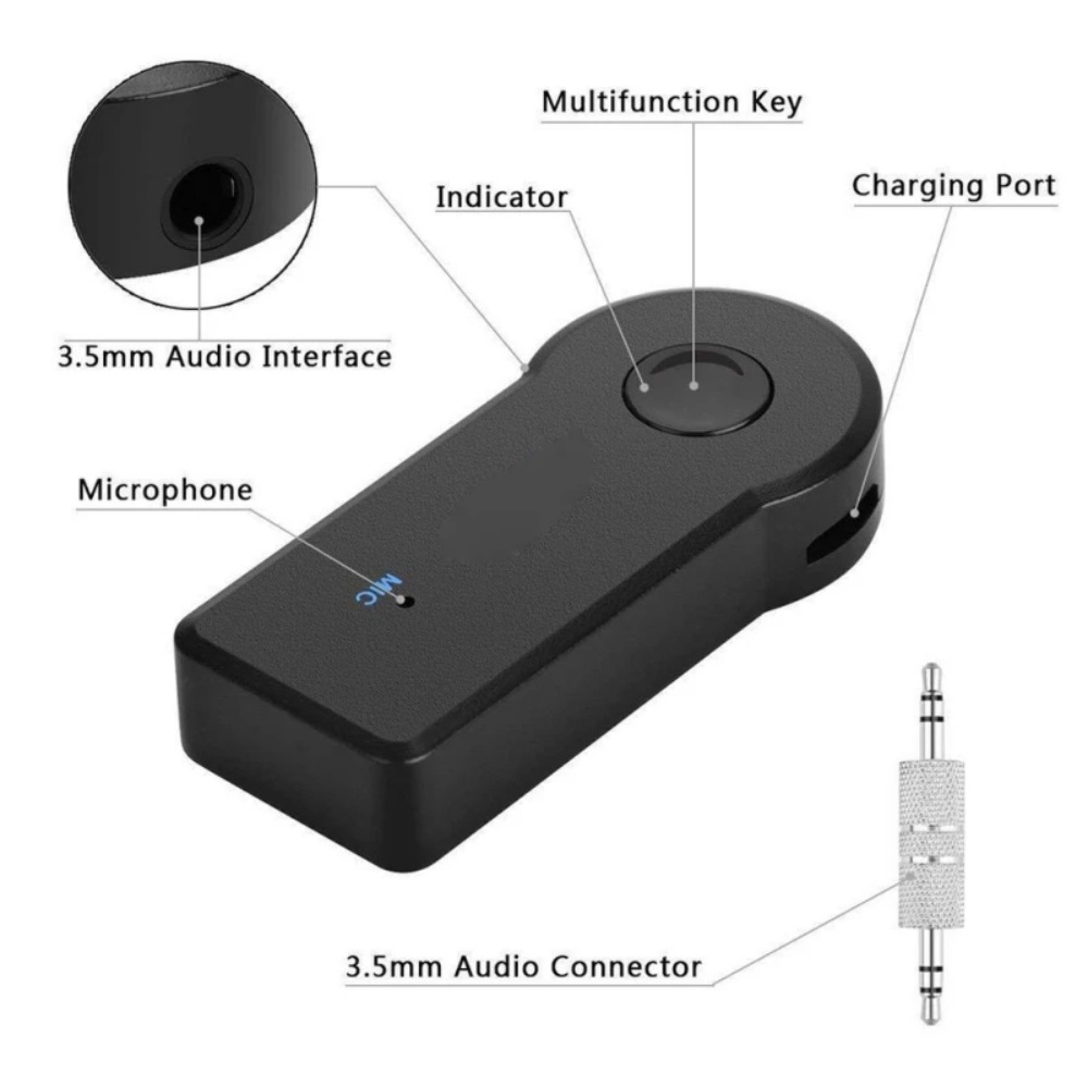 AUX Car 4.2 Audio Receiver Paired with 3.5mm Wirel... – Vicedeal