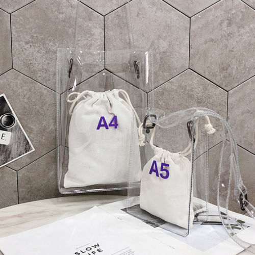 Women Jelly Candy Clear Transparent Tote Bags Beac... – Grandado