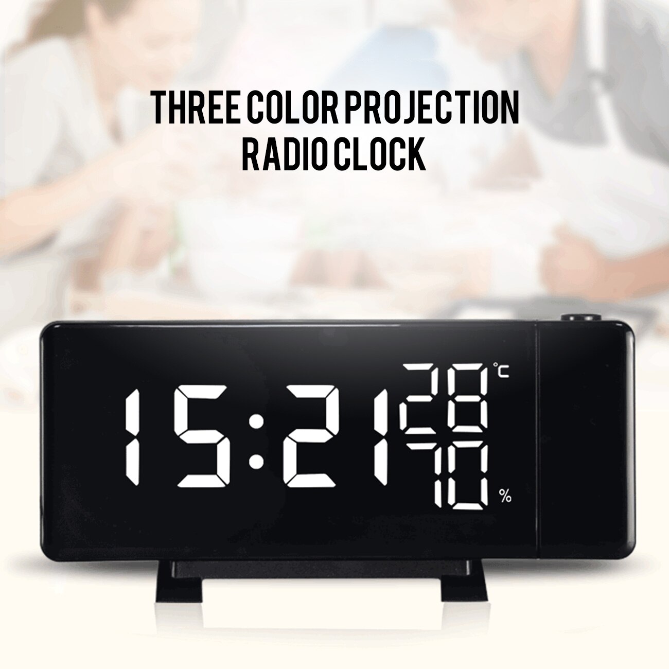 Snooze Projektion Digital Wecker Mit Temperatur Fe... – Vicedeal