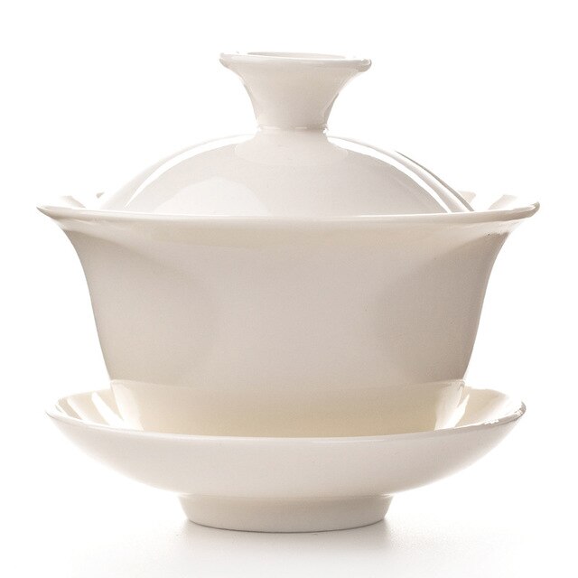 Traditional Chinese Gaiwan Tea Cups Ceramic Tea Tu... – Vicedeal