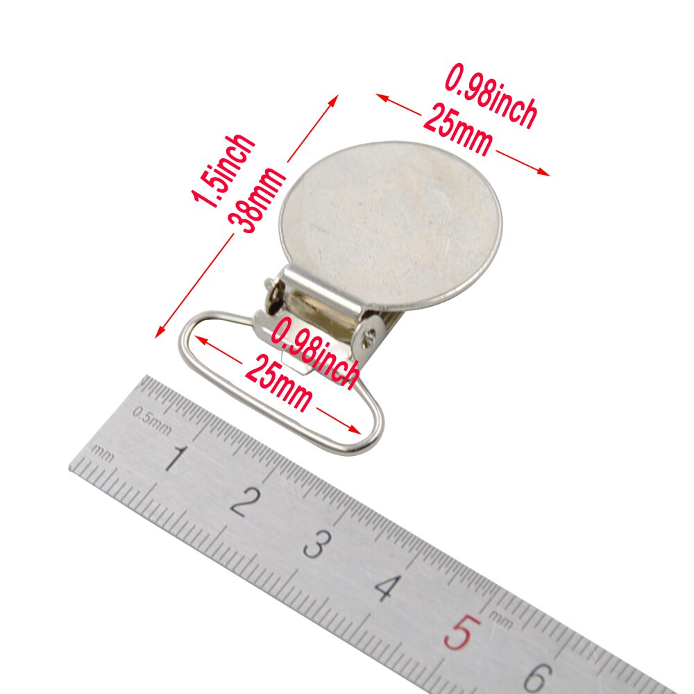 5pcs Pacifier Clip and Suspender Clips Lead Metal ... – Grandado