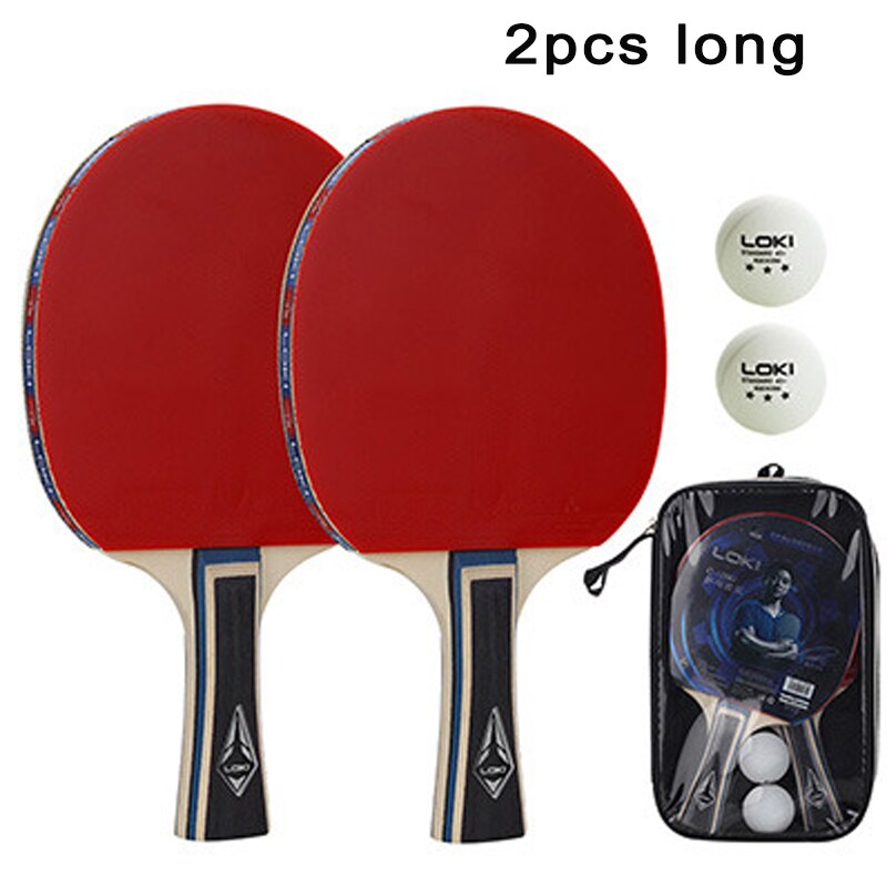 LOKI Table Tennis Racket Set Carbon Fiber Tube Tec... – Vicedeal