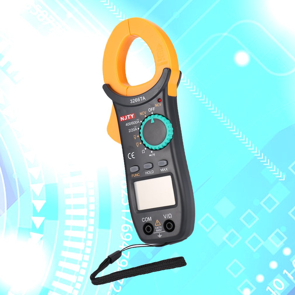 Digital Clamp Meter NJTY T-36C D/C-AC Volt Amp Mul... – Grandado