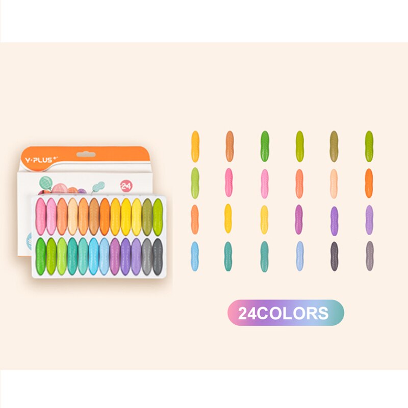 HCKG Macaron Peanut Crayons Markers Not Dirty Hand... – Grandado