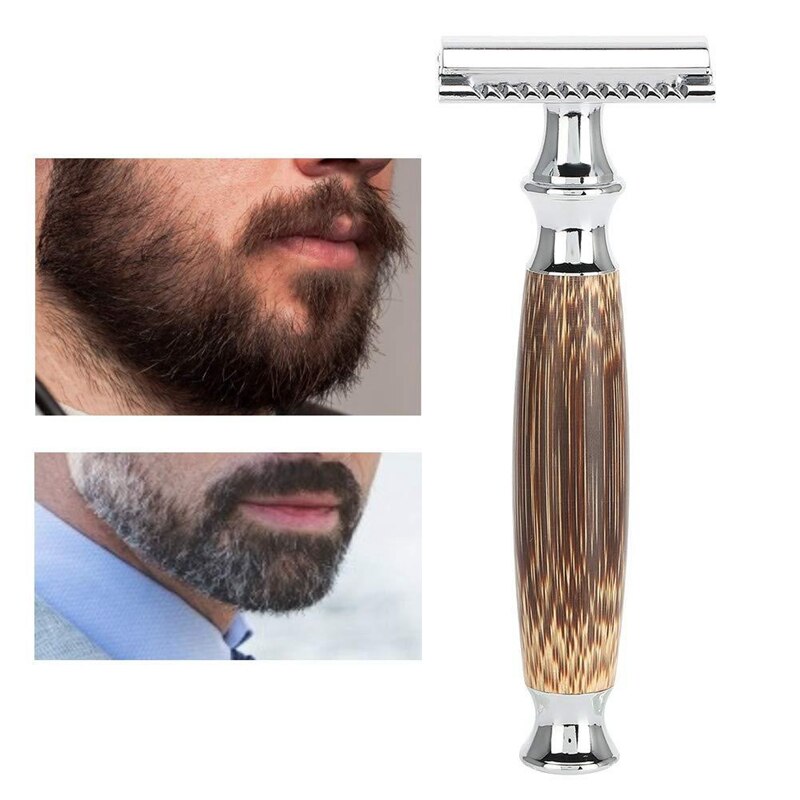 Double Edged Razor with Long Natural Bamboo Handle... – Grandado