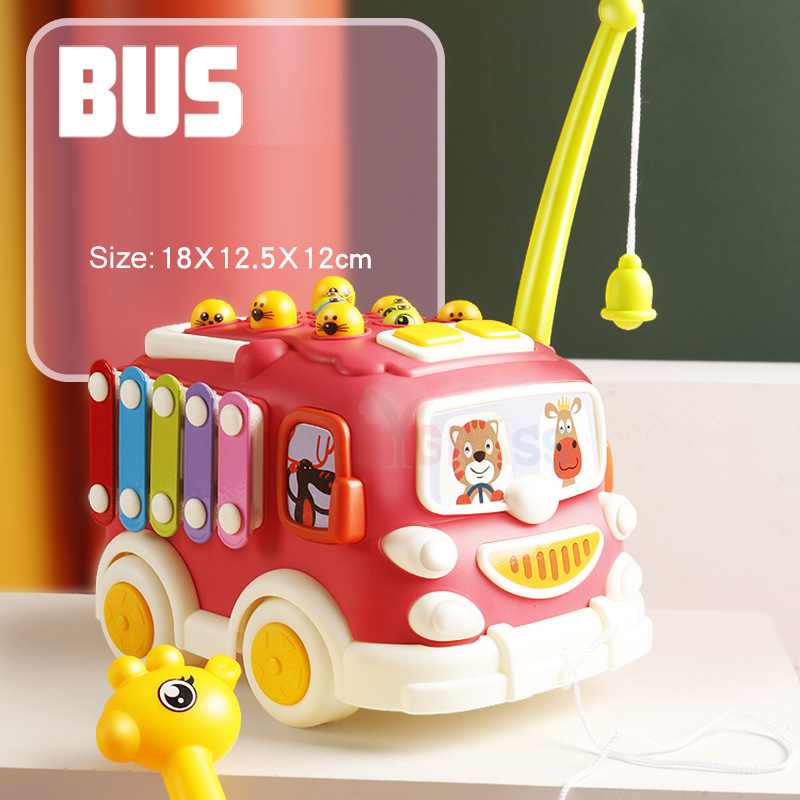 Baby Musical Toys Fun Music Bus Children Xylophone... – Grandado