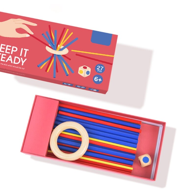 1 Set Wooden Sticks Steady Stacking Game Toys for ... – Grandado