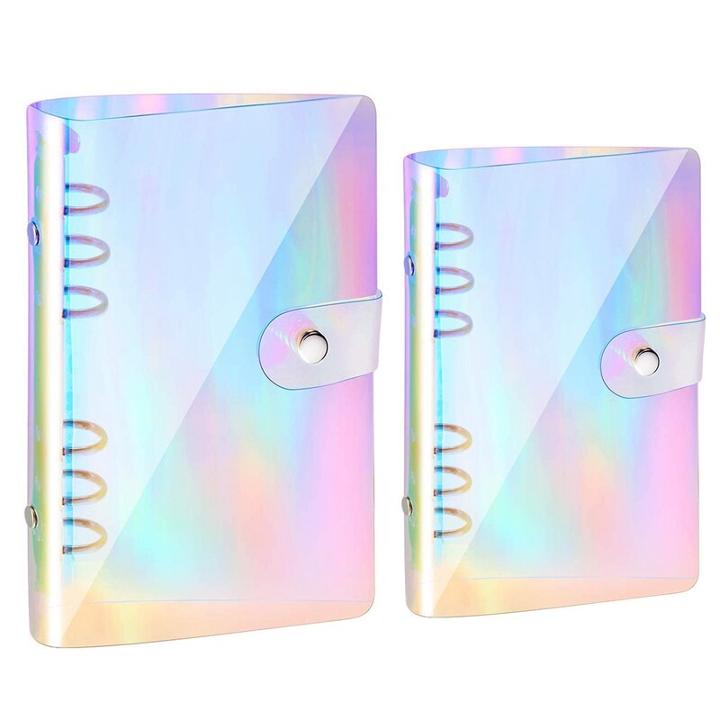 6 Ring Rainbow Soft Pvc Notebook Bindmiddel Cover ... – Grandado