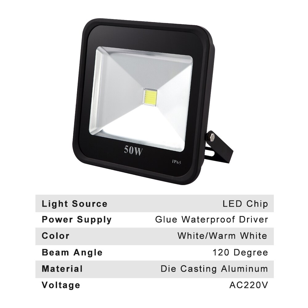 10W 20W 30W 50W 100W LED Flood Lights IP65 Waterpr... – Grandado