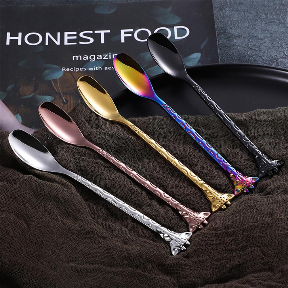 Stainless Steel Dessert Spoon Cartoon Giraffe Spoo... – Vicedeal