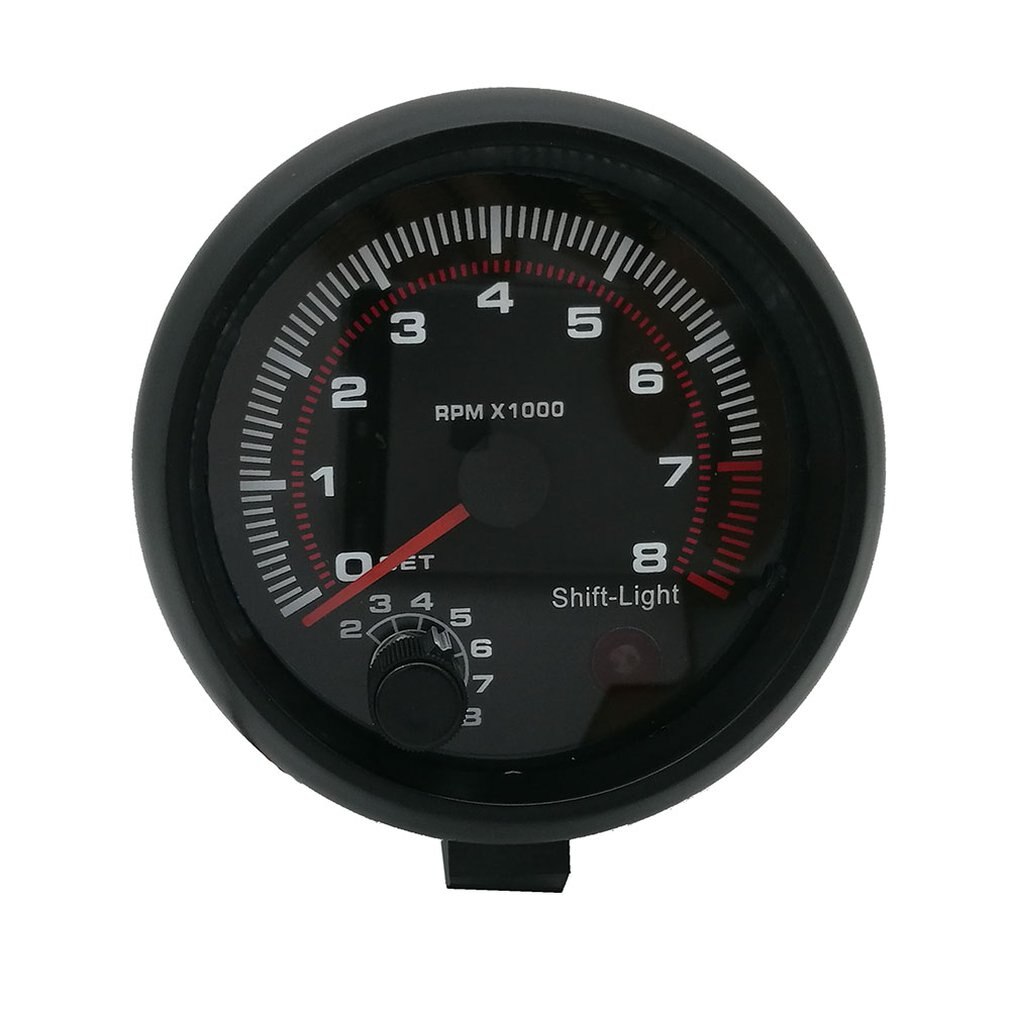 3.75 Inch Car Tachometer Black Surface And Shell M... – Vicedeal