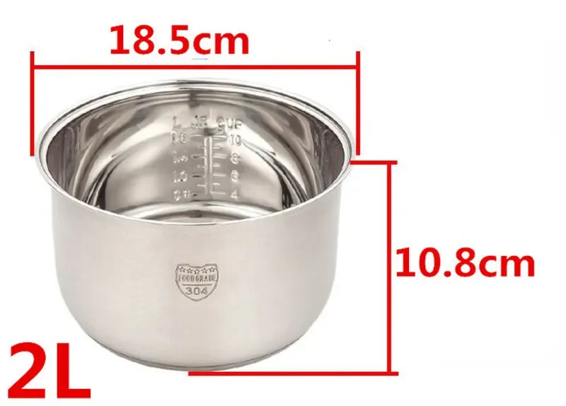 2-6L Rice Cooker Kitchen Food Cooker Lids Rice Coo... – Grandado