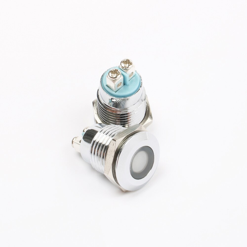 LED Metal Indicator light Flat 12mm waterproof Sig... – Vicedeal