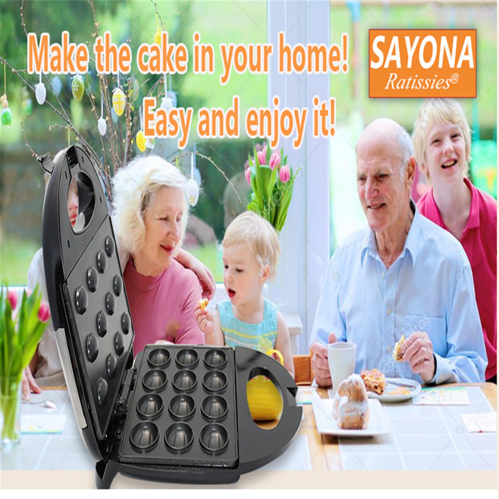 Mini Electric Walnut Cake Maker Automatic Nut Waff... – Grandado