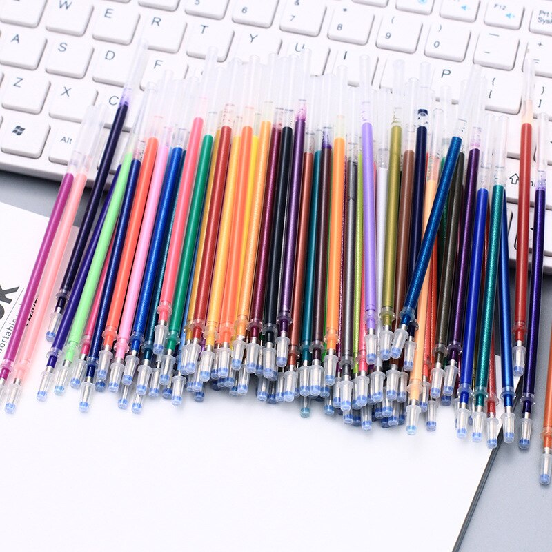 100 pcs/lot 100 Colors Ballpoint Pen Refill Multi ... – Vicedeal