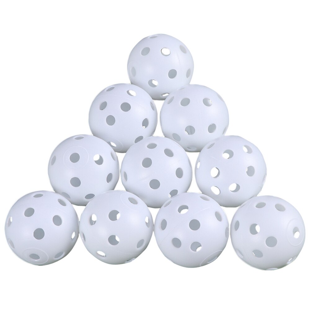 24pcs Air Flow Hollow Balls for Practice (White) – Grandado