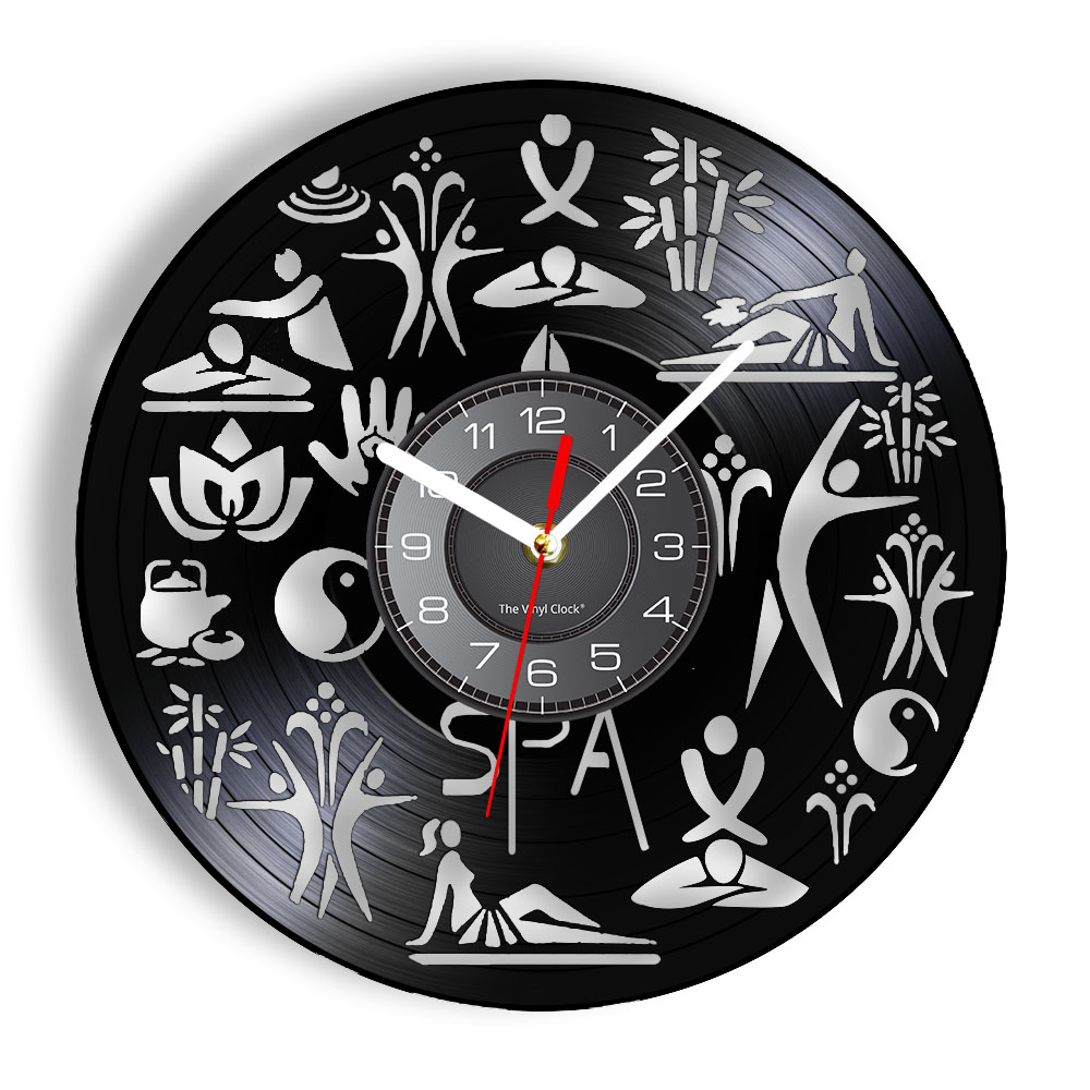 Spa Salon Center Decorative Wall Clock Massage The... – Grandado
