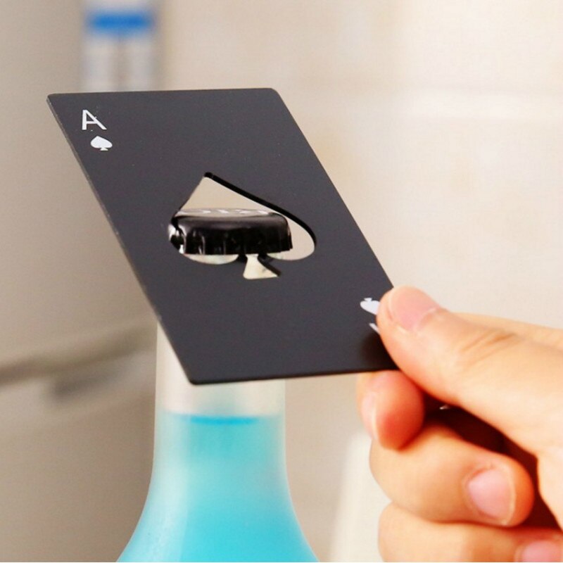 Opener Stainless Steel Playing Card Type Spades A ... – Grandado