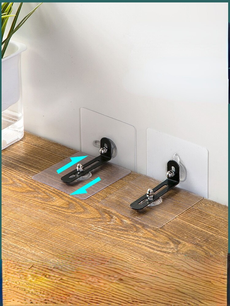 Kast Boekenplank Anti-Val Houder Punch-Gratis Meub... – Vicedeal