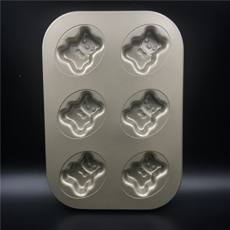 Non-stick Carbon Steel Cupcake Muffin Mold Bear Ba... – Vicedeal