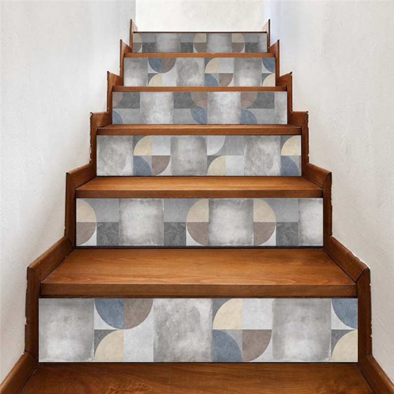 6pcs/set Modern Floor Stairs Sticker Decoration St... – Vicedeal